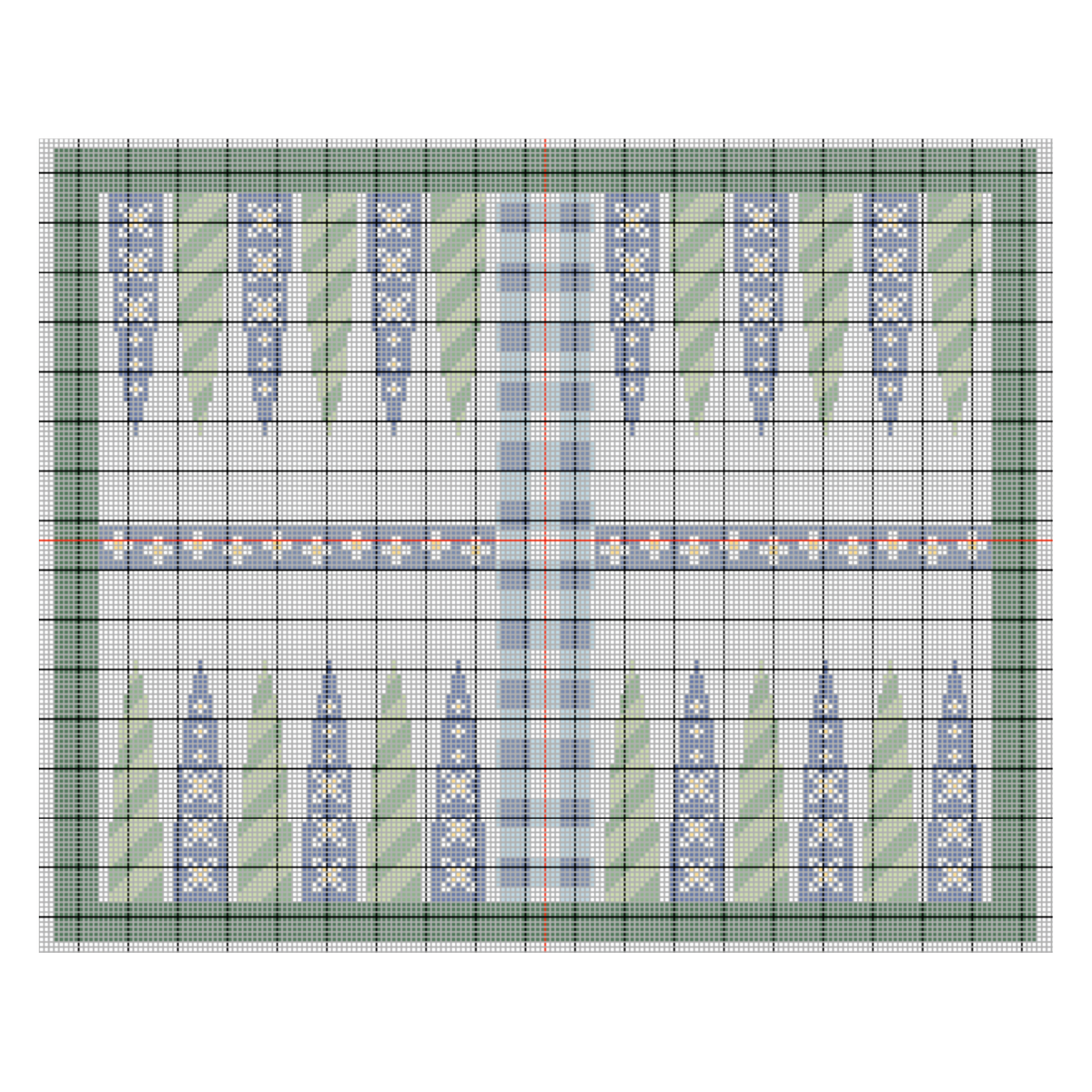 Edelweiss Backgammon – Stitchwheel