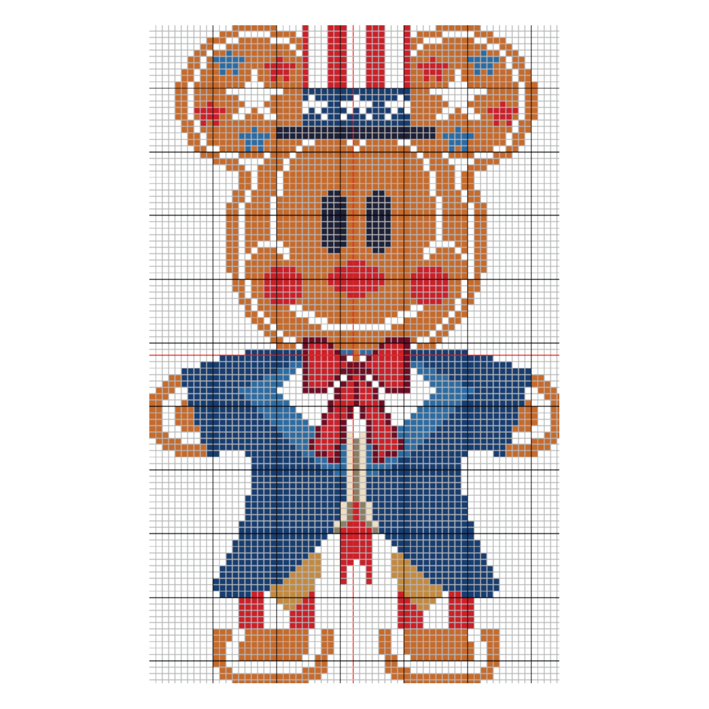 4th of July Ginger Mouse – Stitchwheel